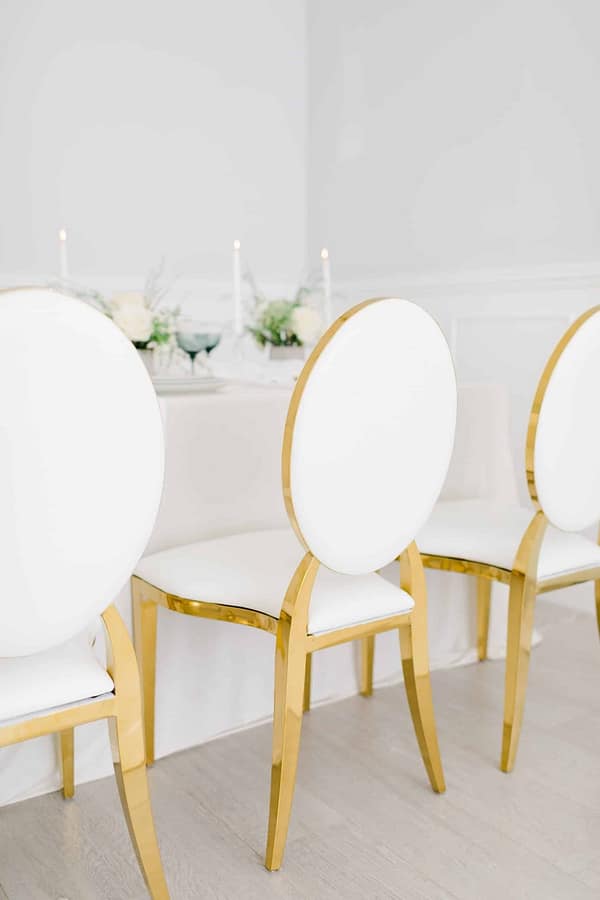 Gold Dior Chair for Sale | Luxury Wedding Chairs For Sale