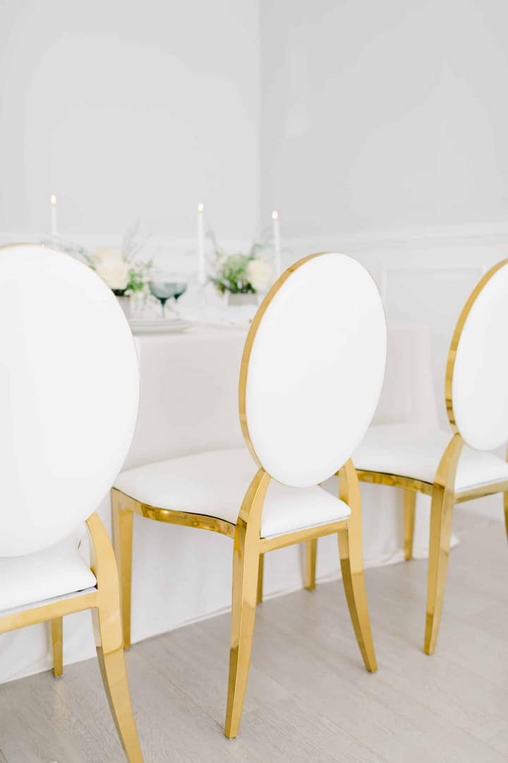 Gold Dior Chair for Sale | Luxury Wedding Chairs For Sale